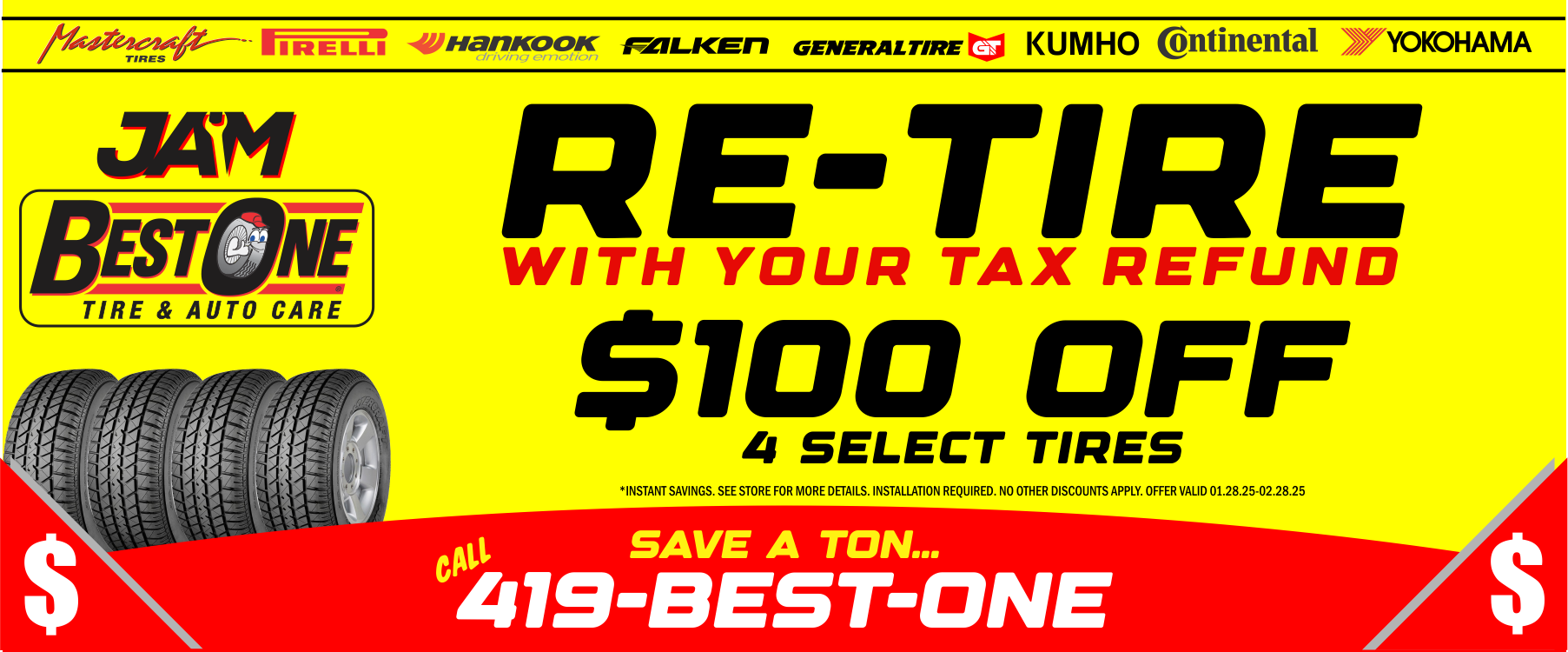 JAM Best-One Tire & Service | Toledo, OH | Tires & Auto Care